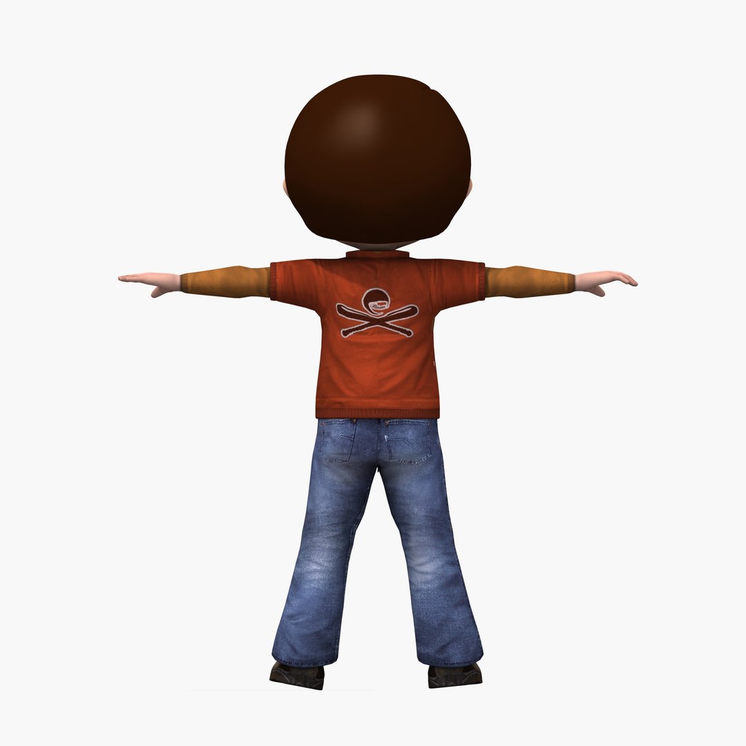 3d Max Boy Cartoon