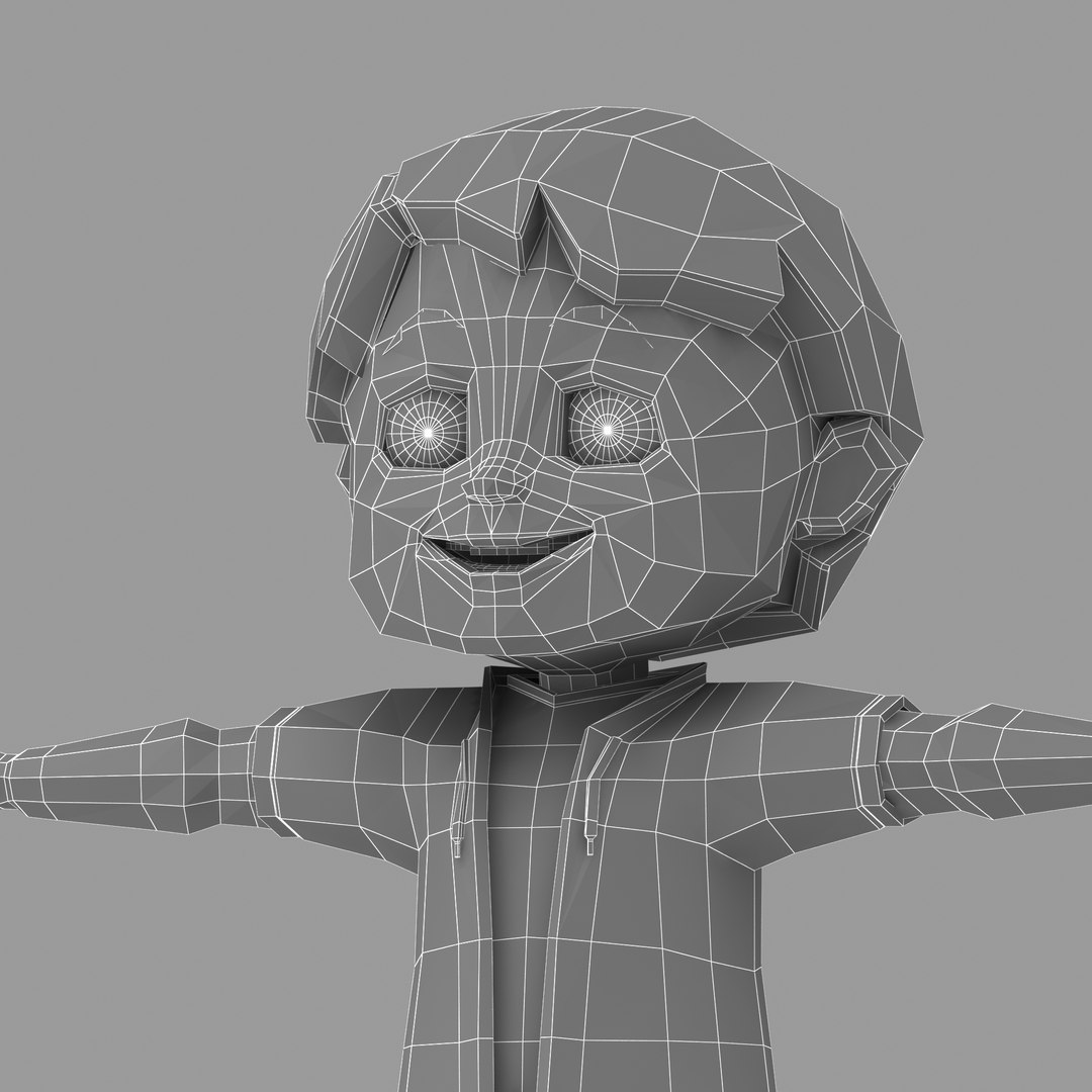 3d Max Boy Cartoon