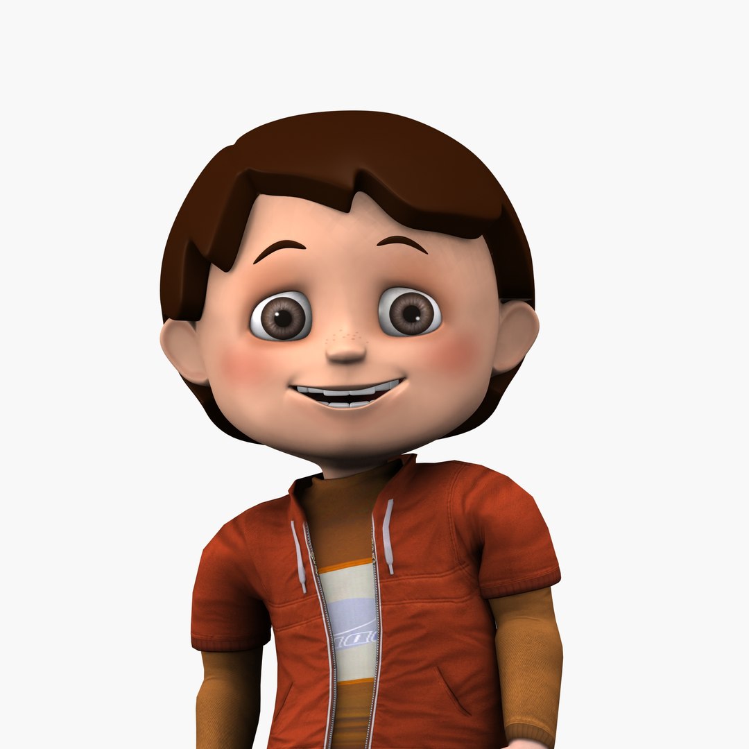 3d Max Boy Cartoon