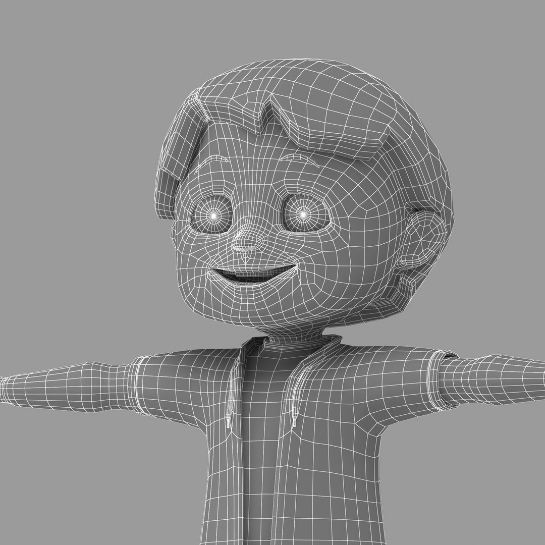 3d Max Boy Cartoon