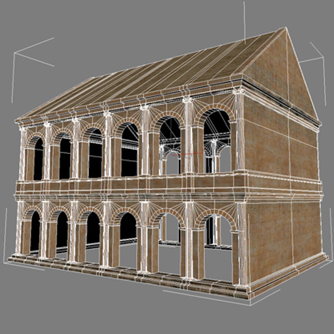 Roman Buildings 3d Model