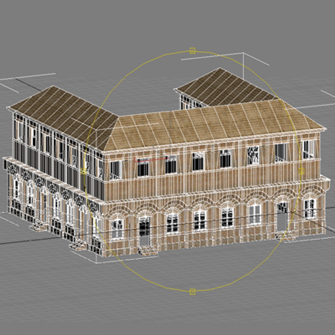 Roman Buildings 3d Model
