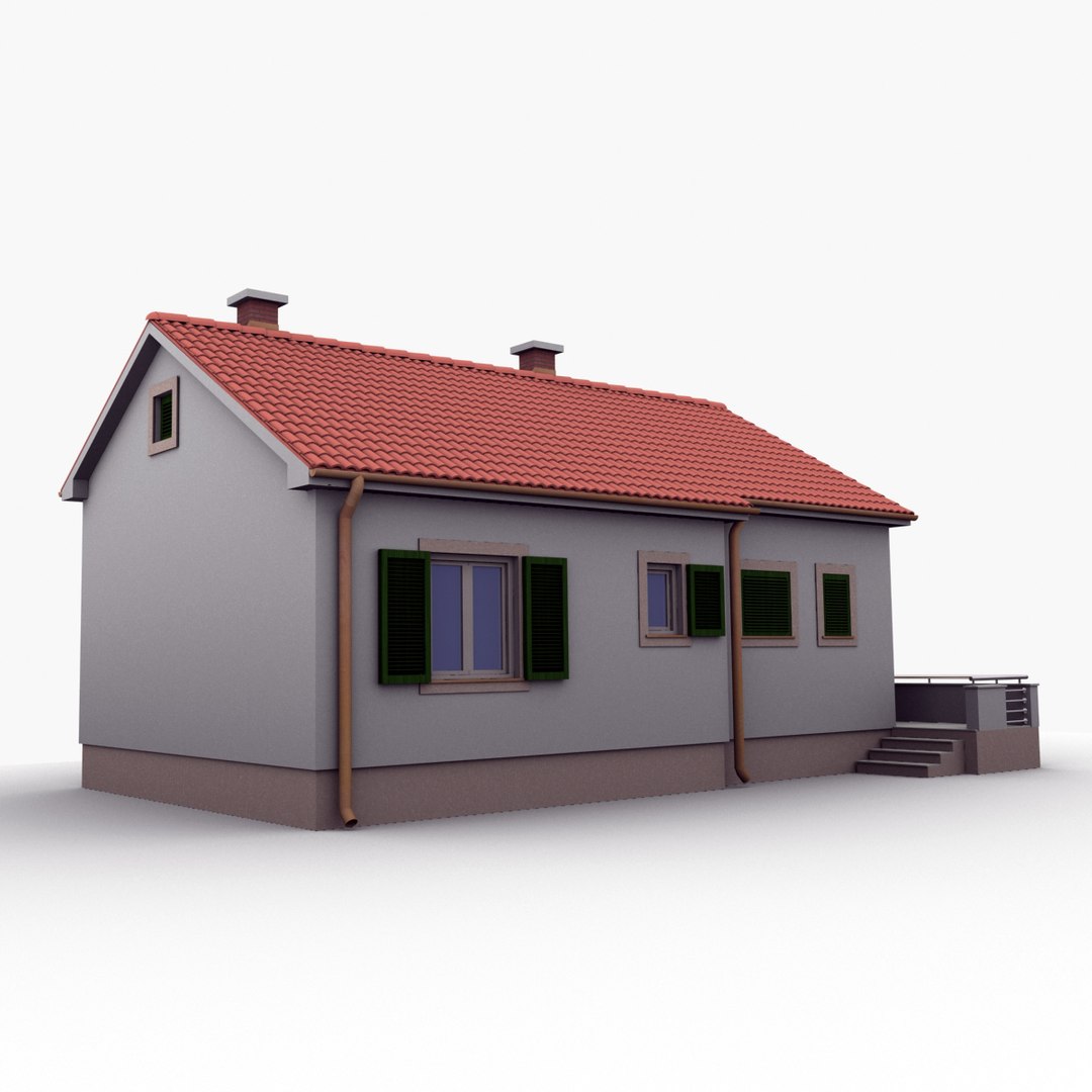 House Roof 3d Model