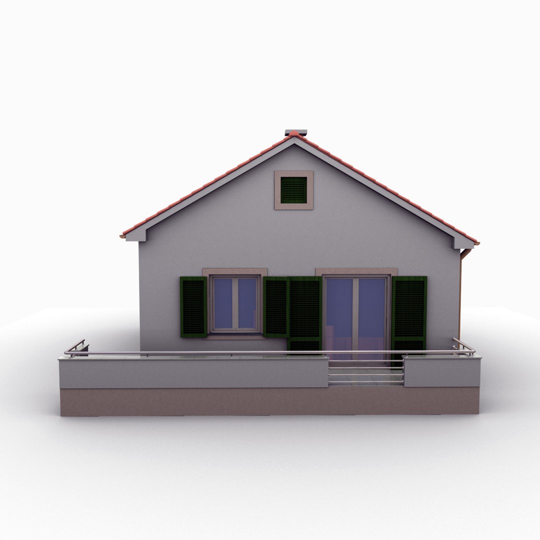 House Roof 3d Model
