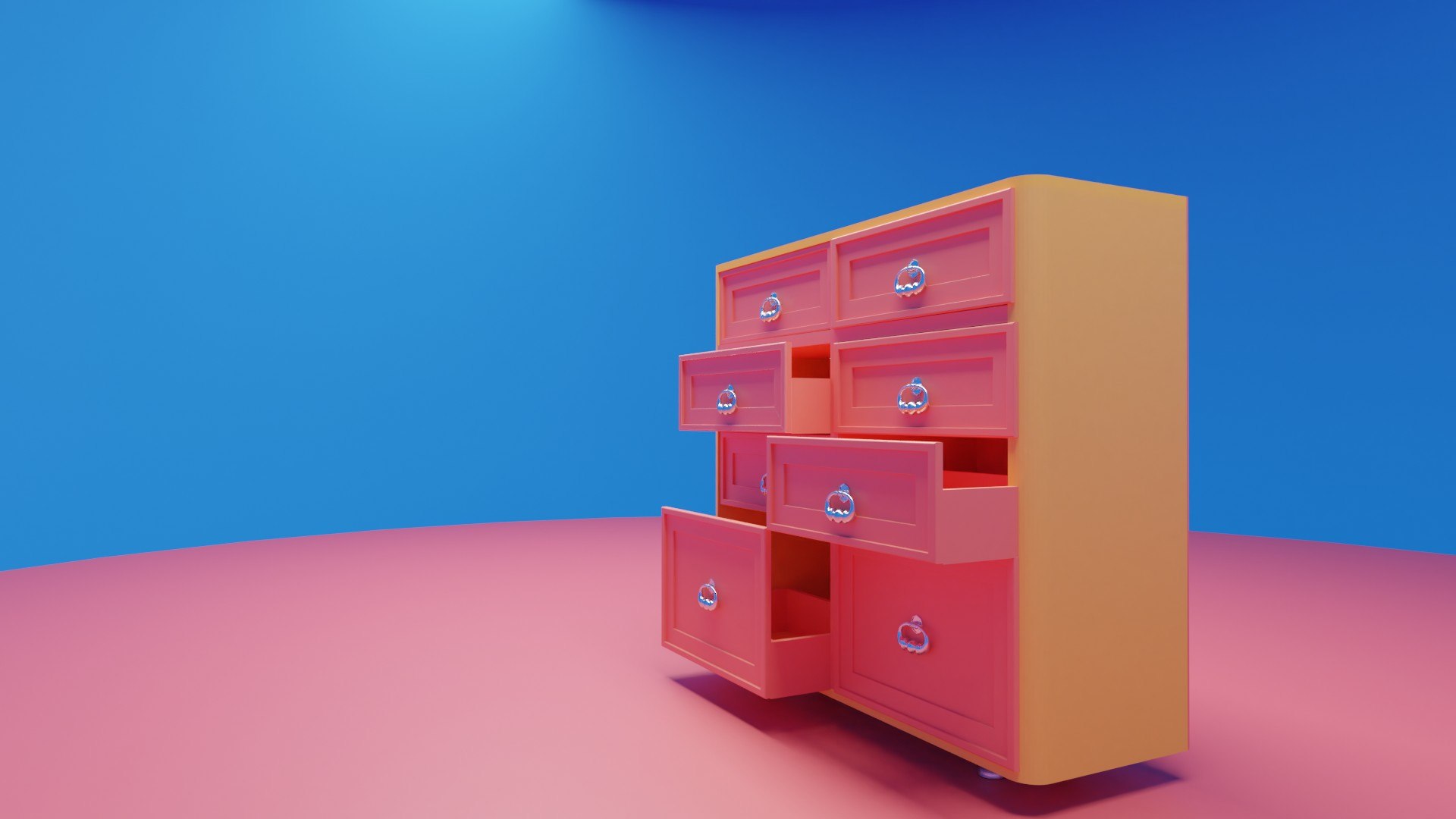 3D Model Drawer Animation Games - TurboSquid 1539534