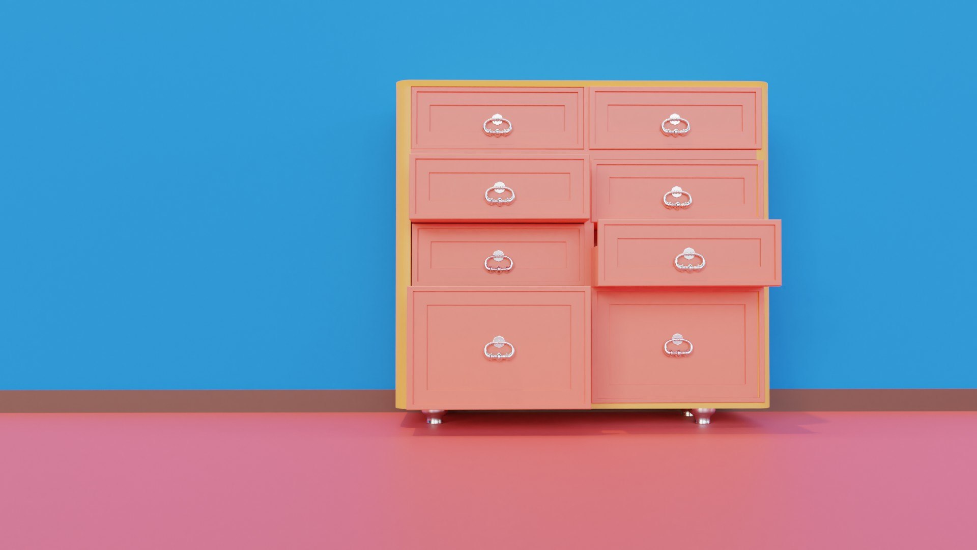 3D Model Drawer Animation Games - TurboSquid 1539534