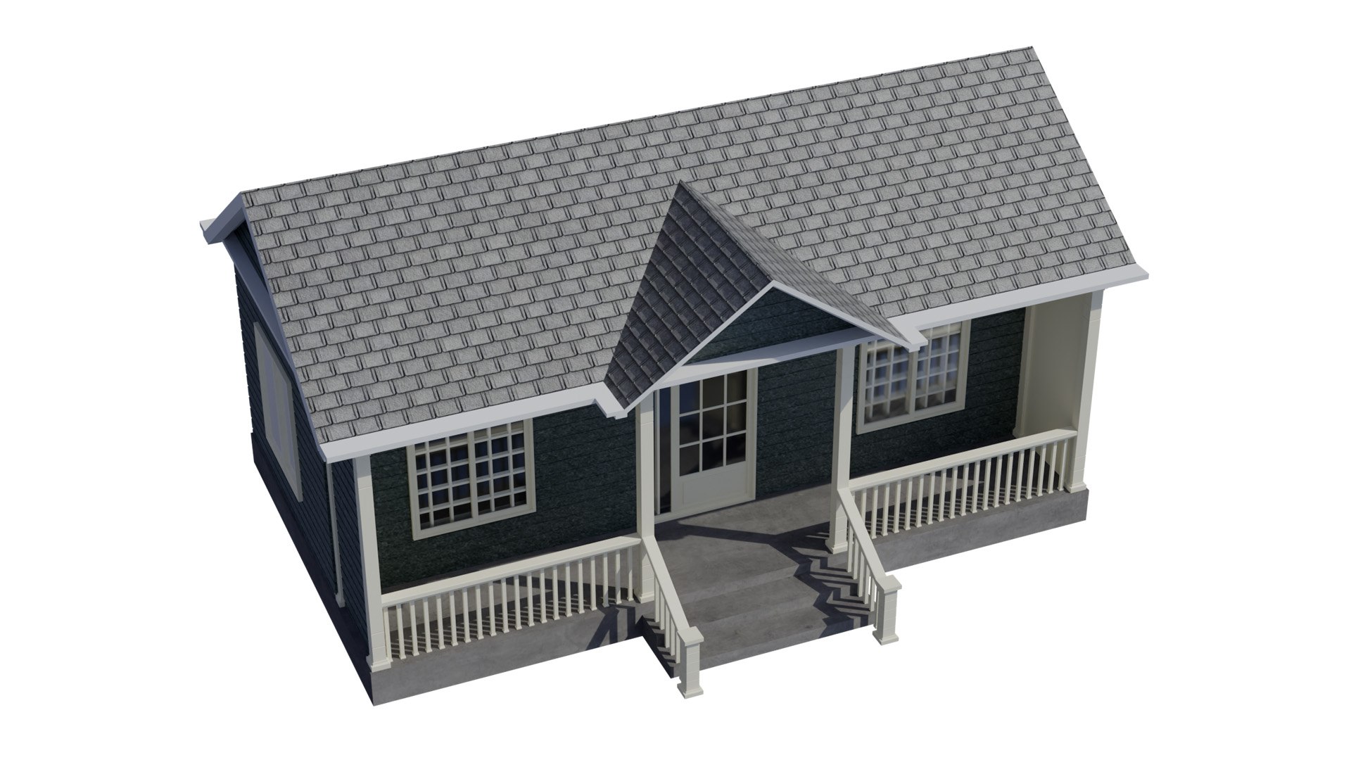 Simple House 003 Model - TurboSquid 2116140