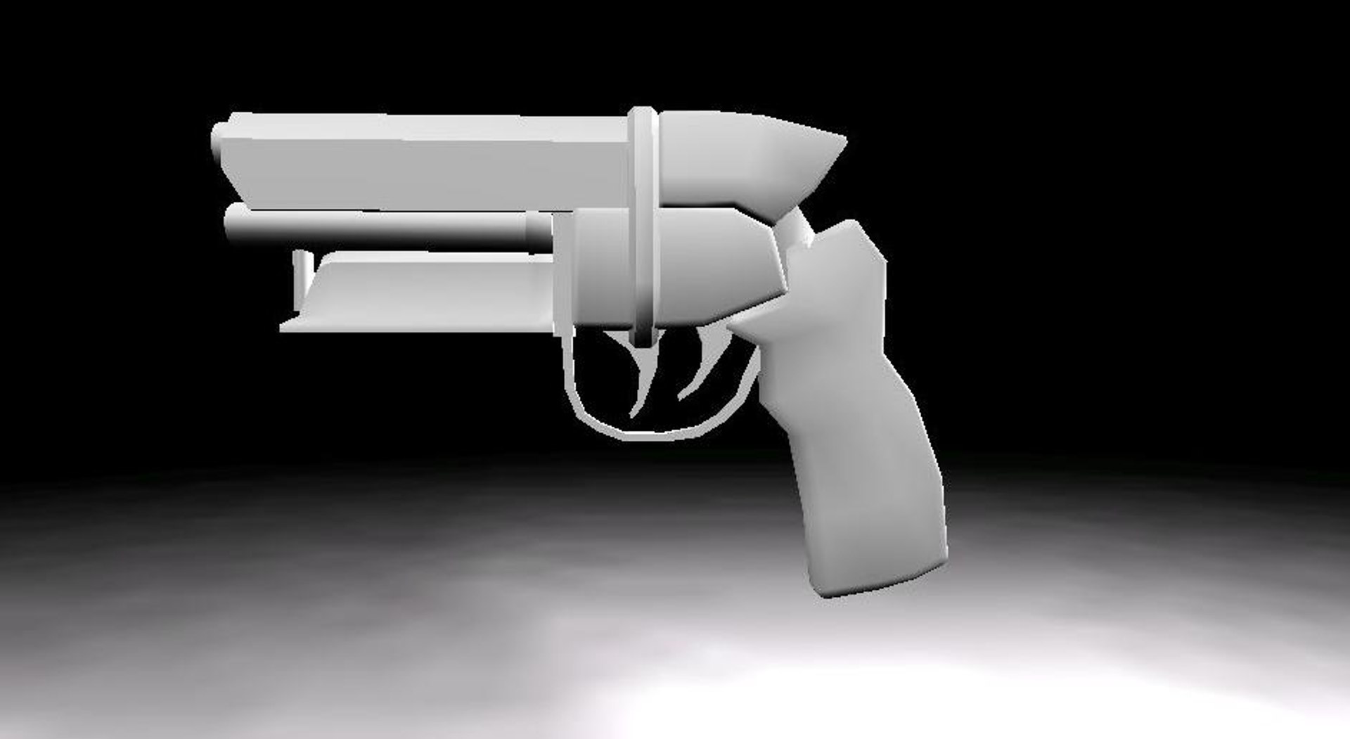 3d Model Gun Blade Runner