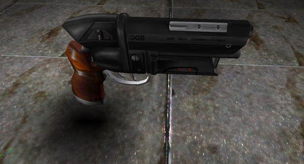 3d model gun blade runner