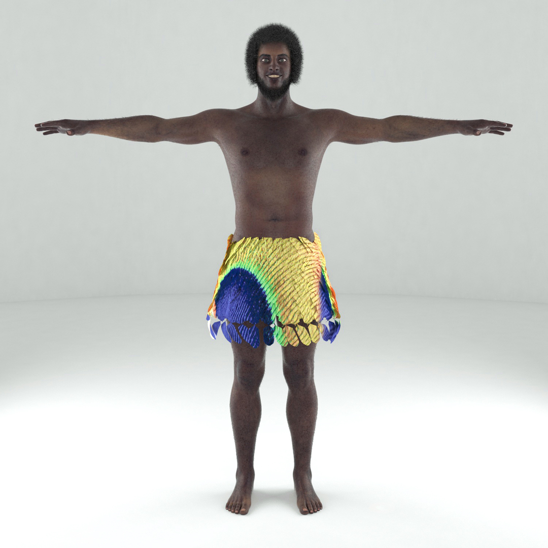 Realistic Michel Fullbody Rigged Model - TurboSquid 1232307