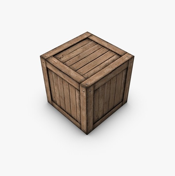crate 3d model