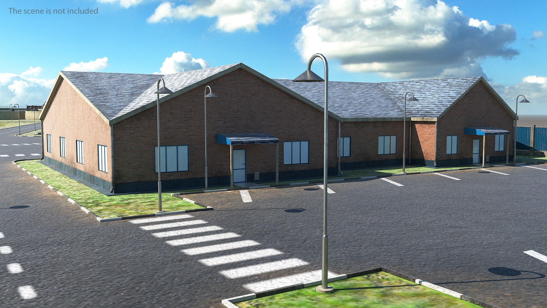 Factory Building Model - TurboSquid 1545367