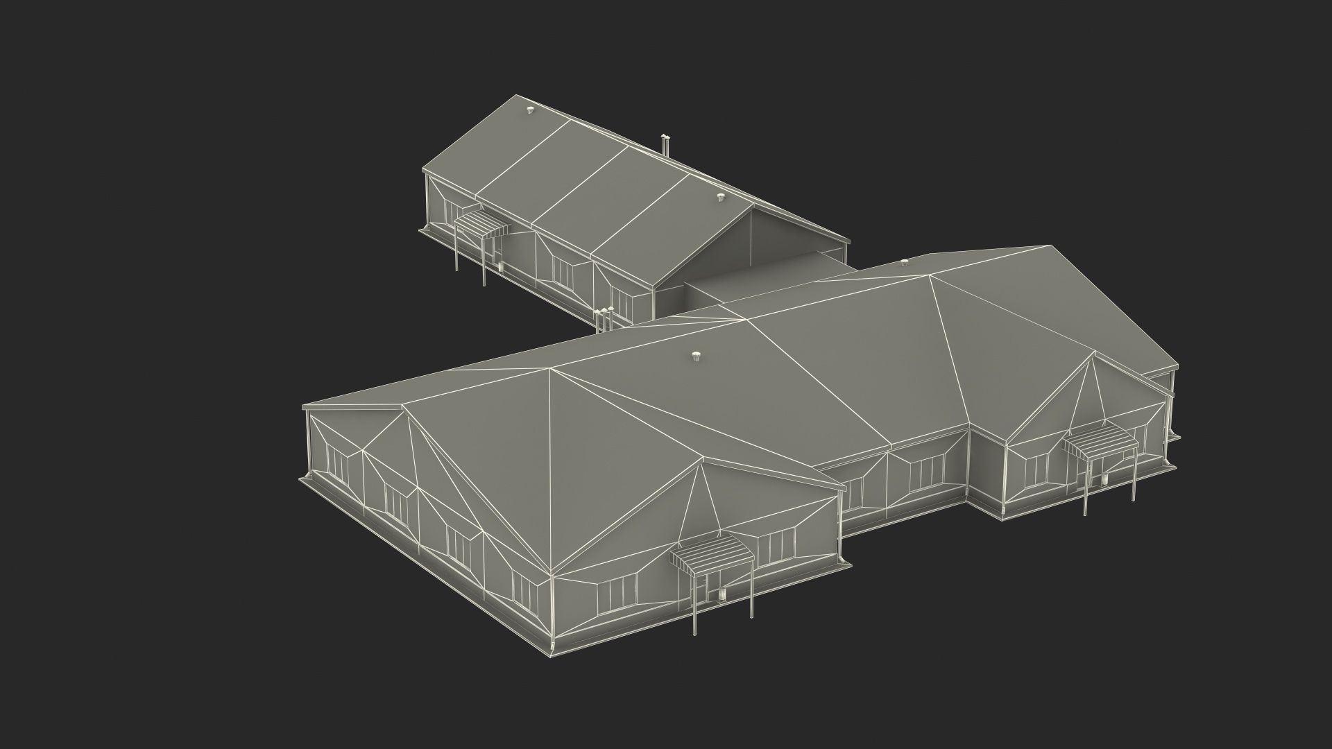 Factory Building Model - TurboSquid 1545367