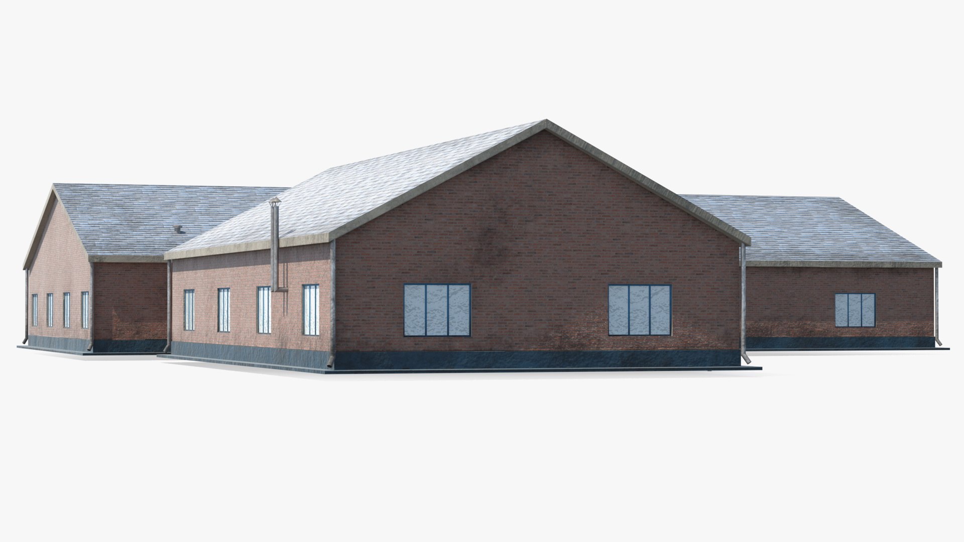 Factory Building Model - TurboSquid 1545367