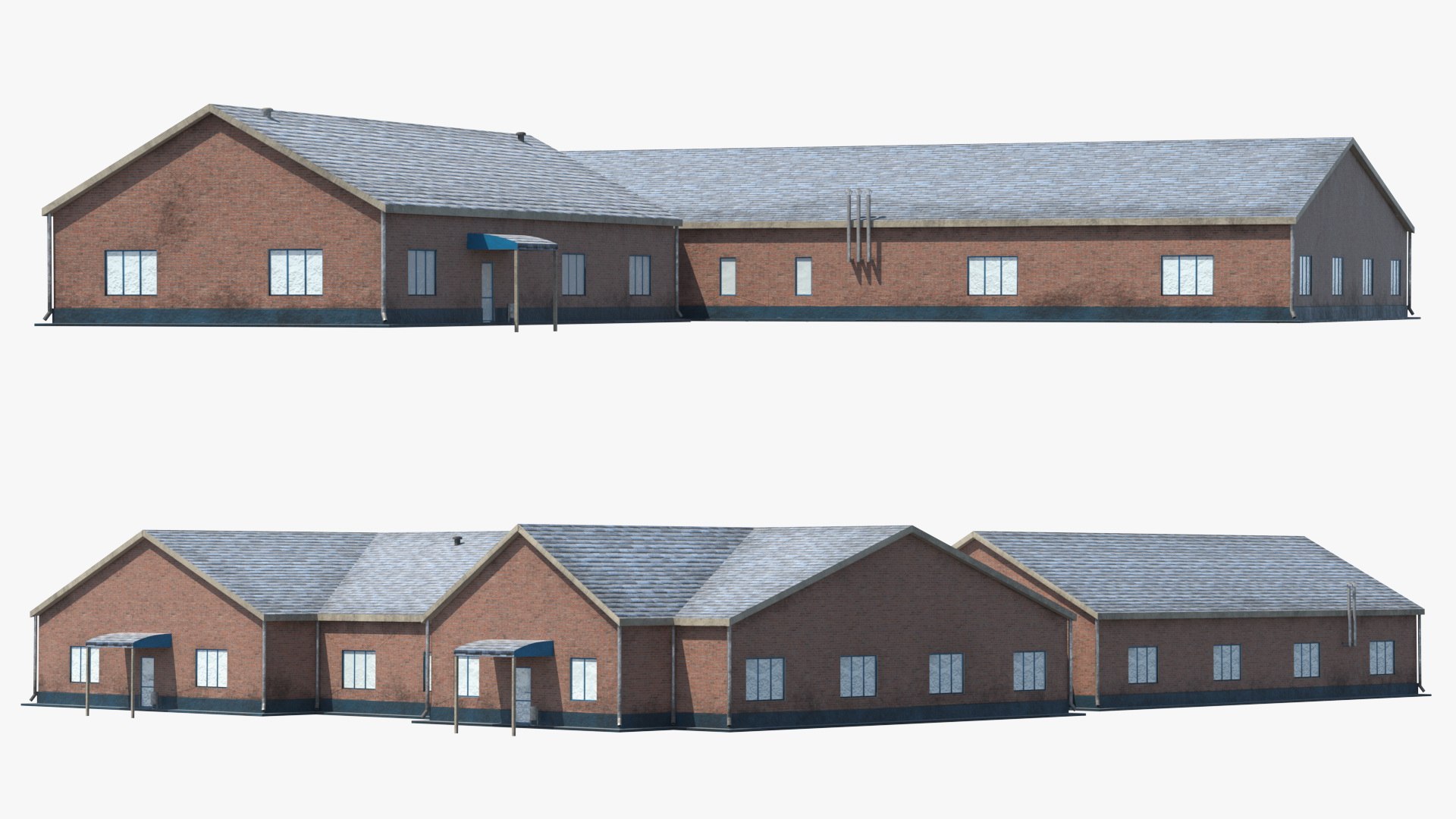 Factory Building Model - TurboSquid 1545367