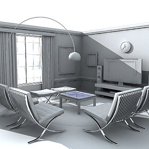 Living Room 3D Models for Download | TurboSquid