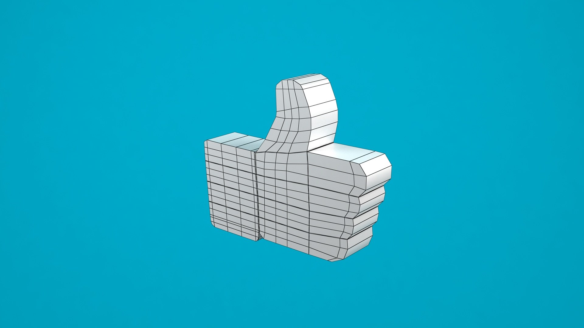 3d Model Facebook Icon