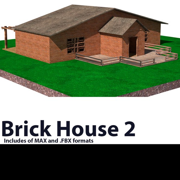 modelo 3d Casa de ladrillo 2 - TurboSquid 1165562