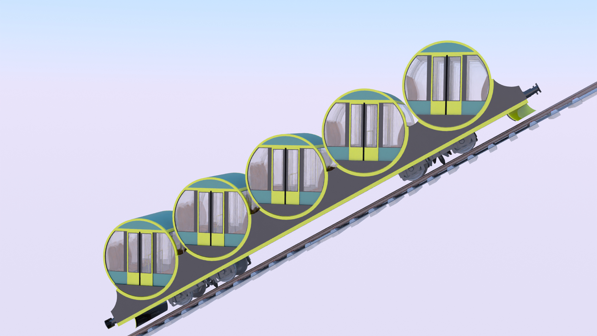 3D Funicular - rising pose model - TurboSquid 2104951