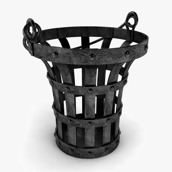 modelo 3d William Iron Handled Bucket - TurboSquid 745579