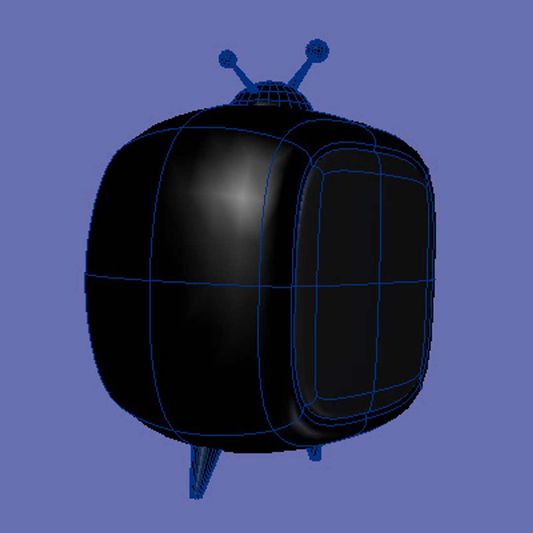 3d Cartoon Tv Model