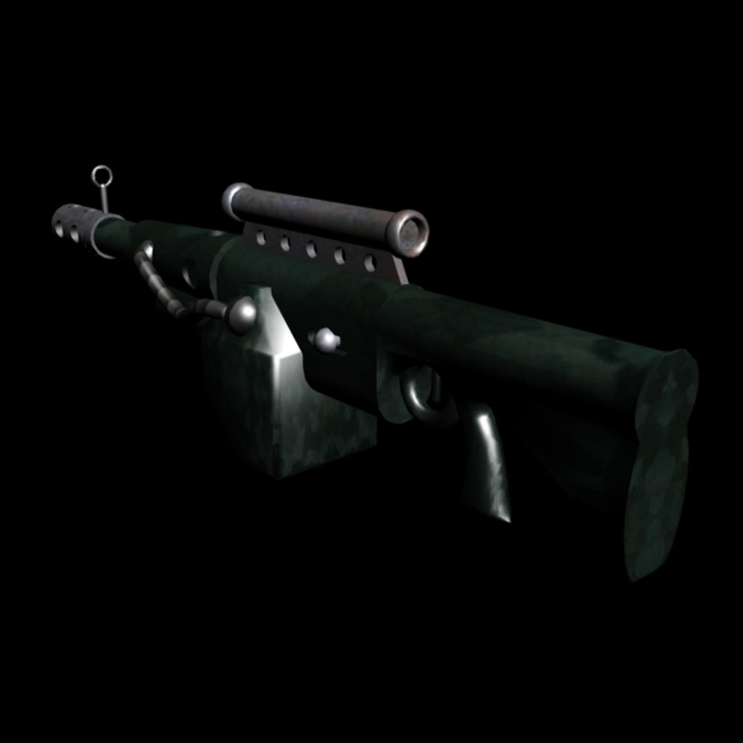 Free Max Model Sci-fi Plasma Rifle