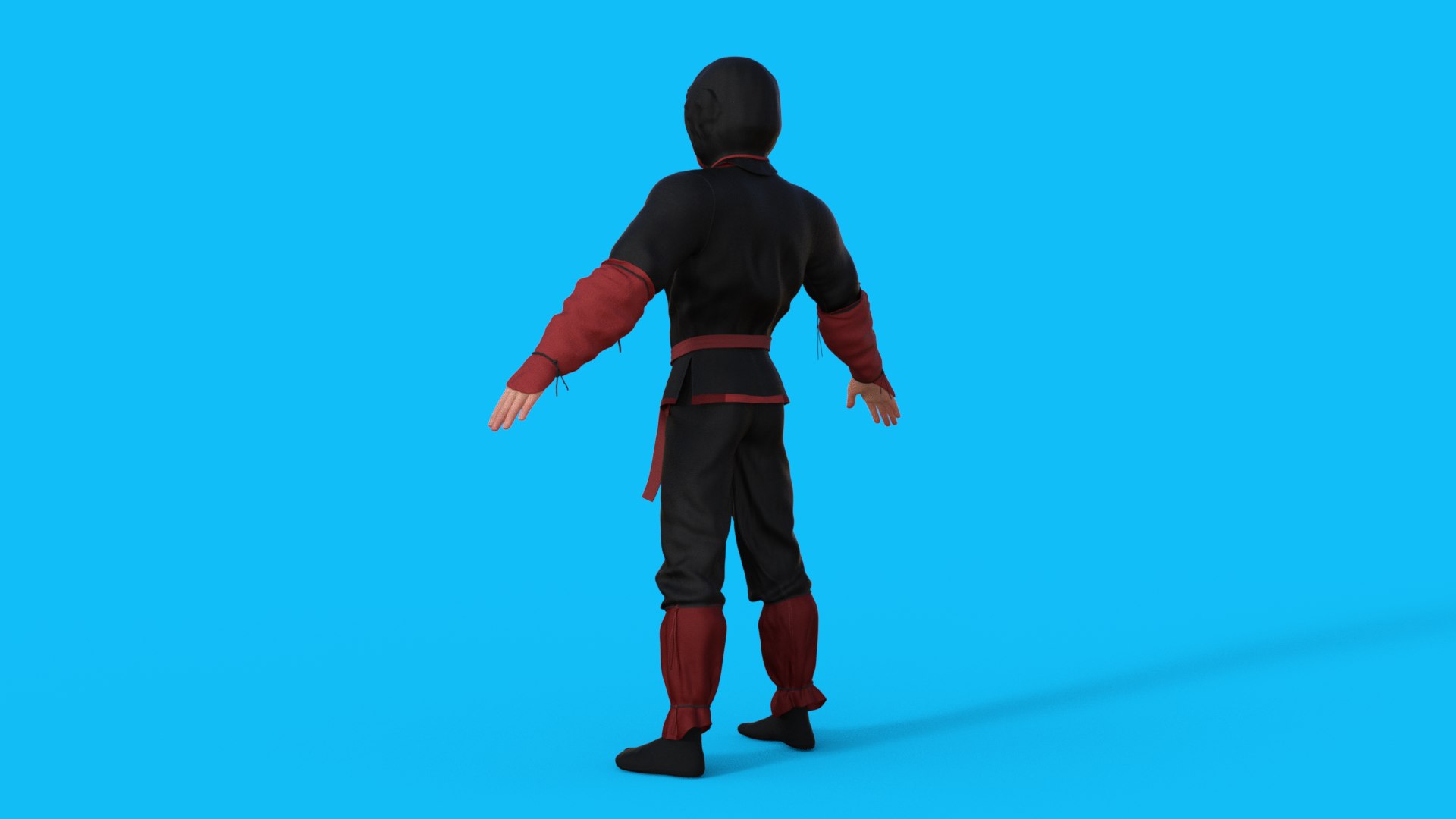 3D Ninja Character Rigged - TurboSquid 1983085