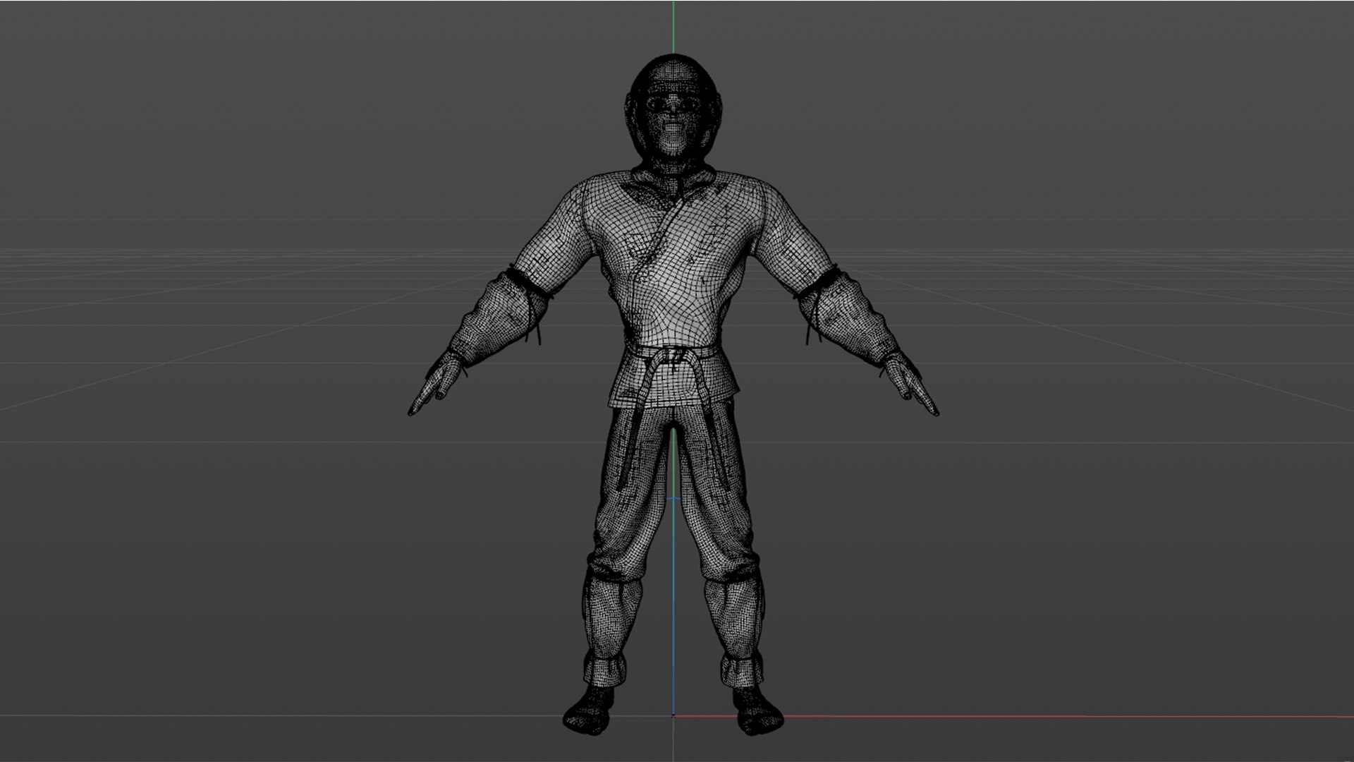 3D Ninja Character Rigged - TurboSquid 1983085