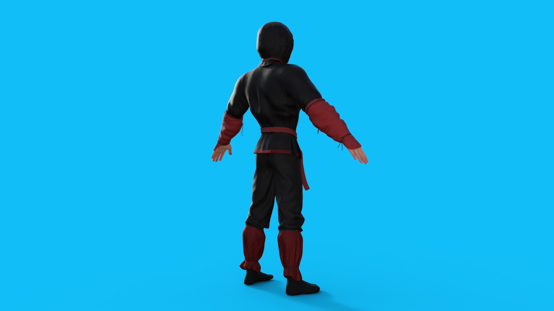 3D Ninja Character Rigged - TurboSquid 1983085