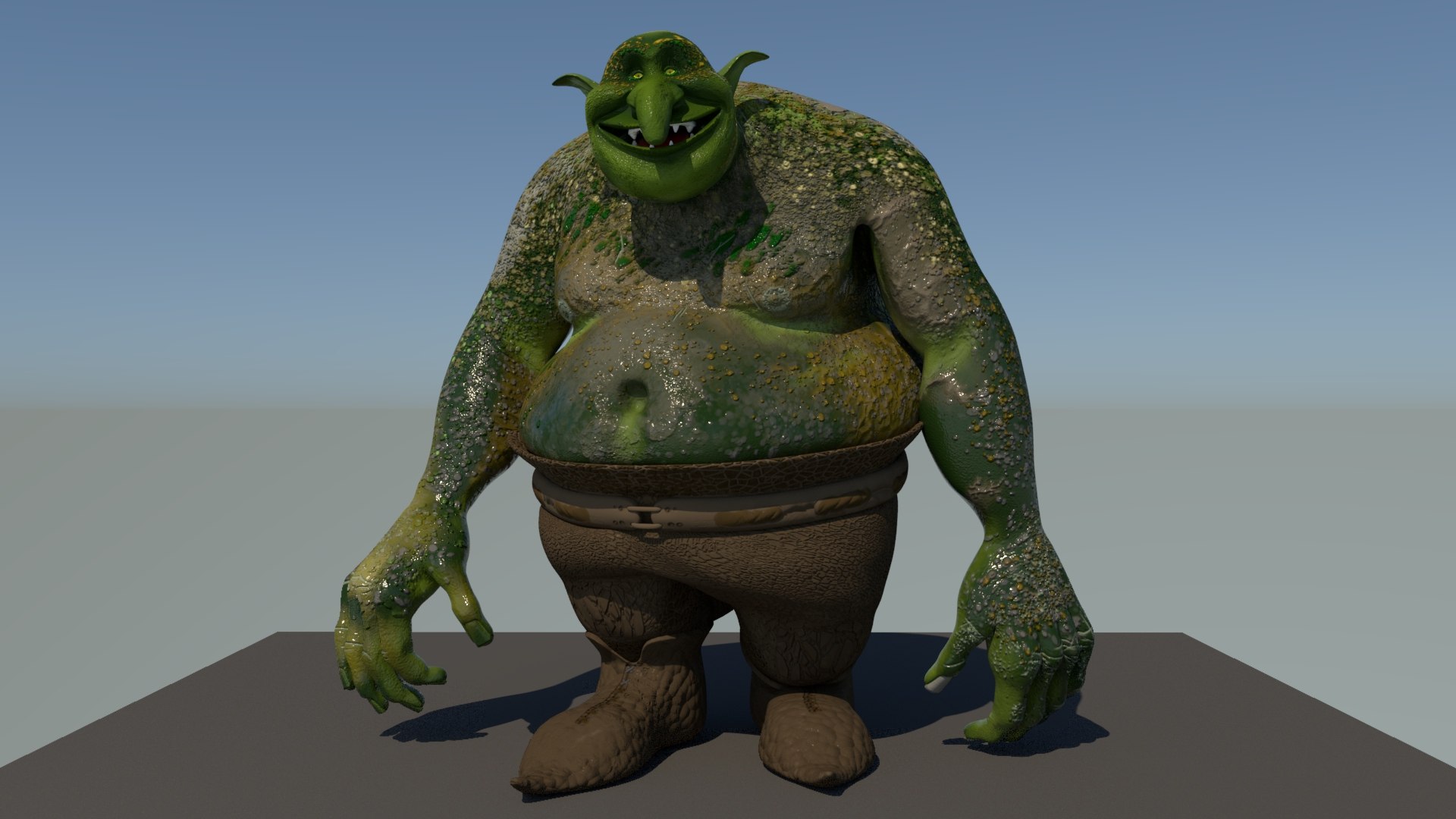 Swamp Troll 3D - TurboSquid 1754611