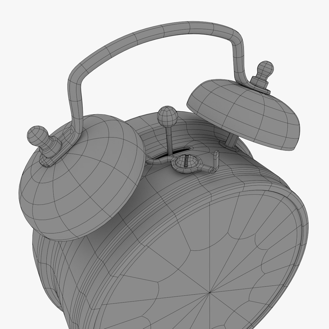 classic twin bell alarm clock 3ds