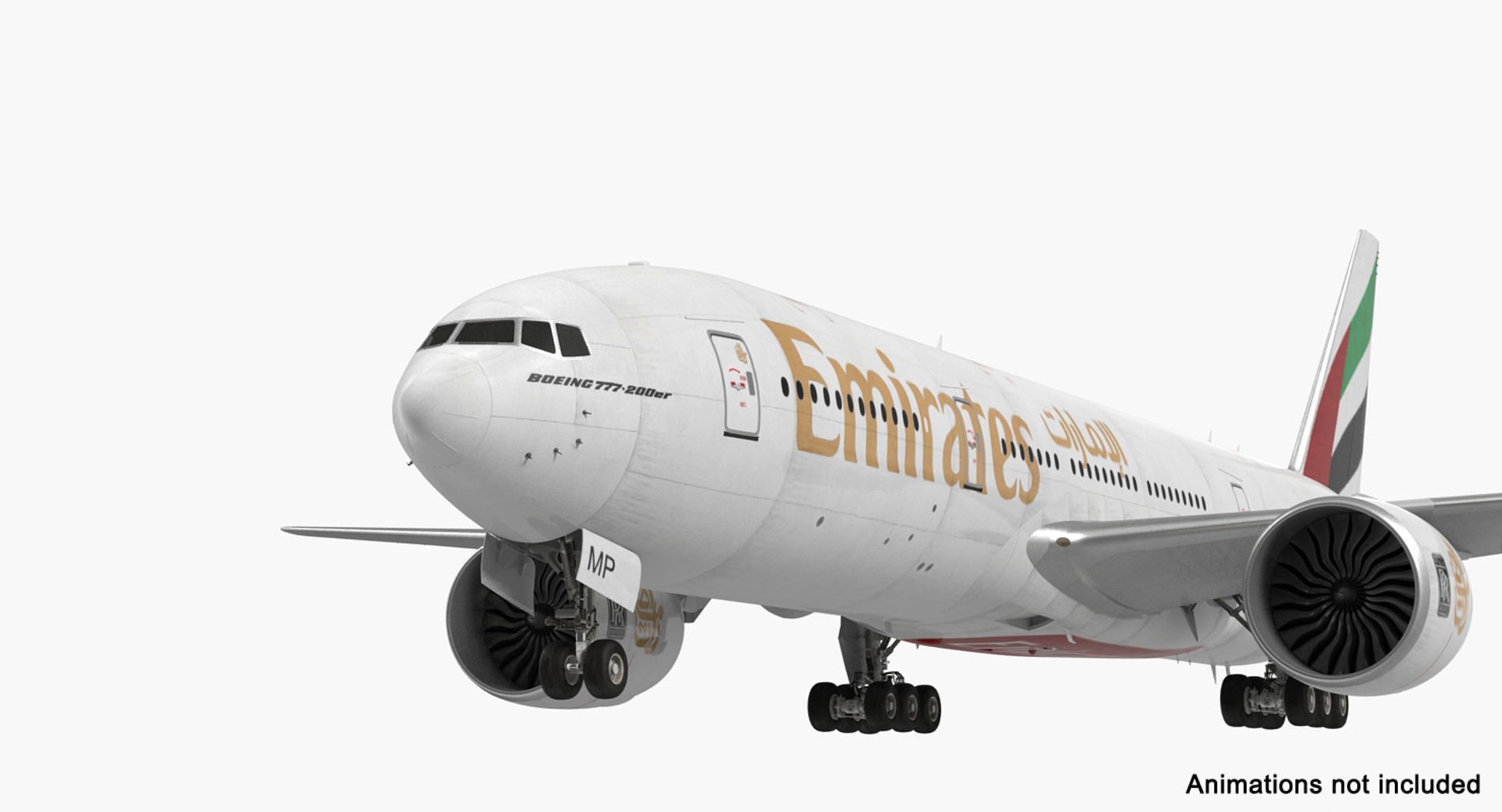 3d Boeing 777 200er Emirates