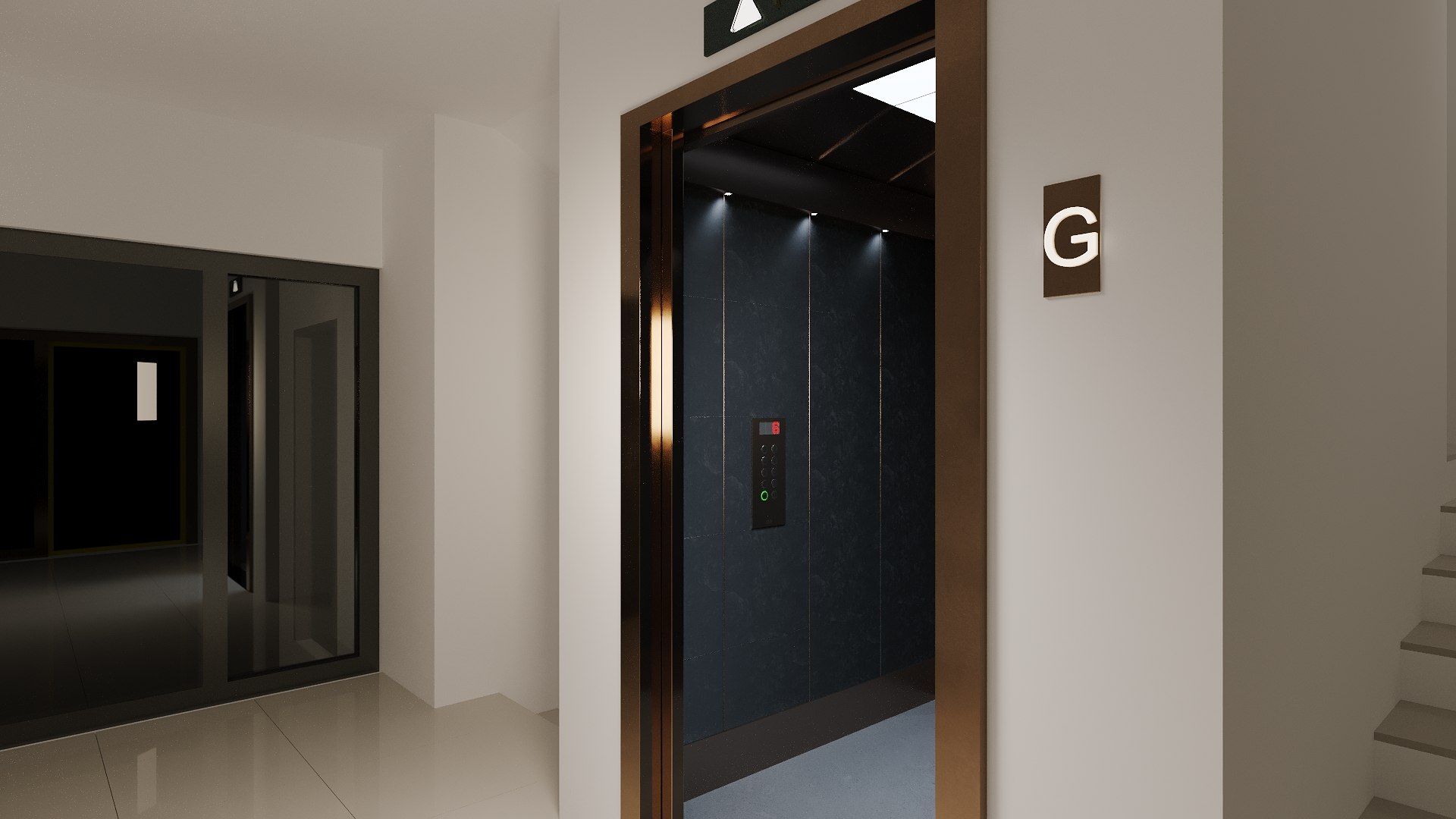 3D Model Lift Elevator With Animated Buttons - TurboSquid 2421102