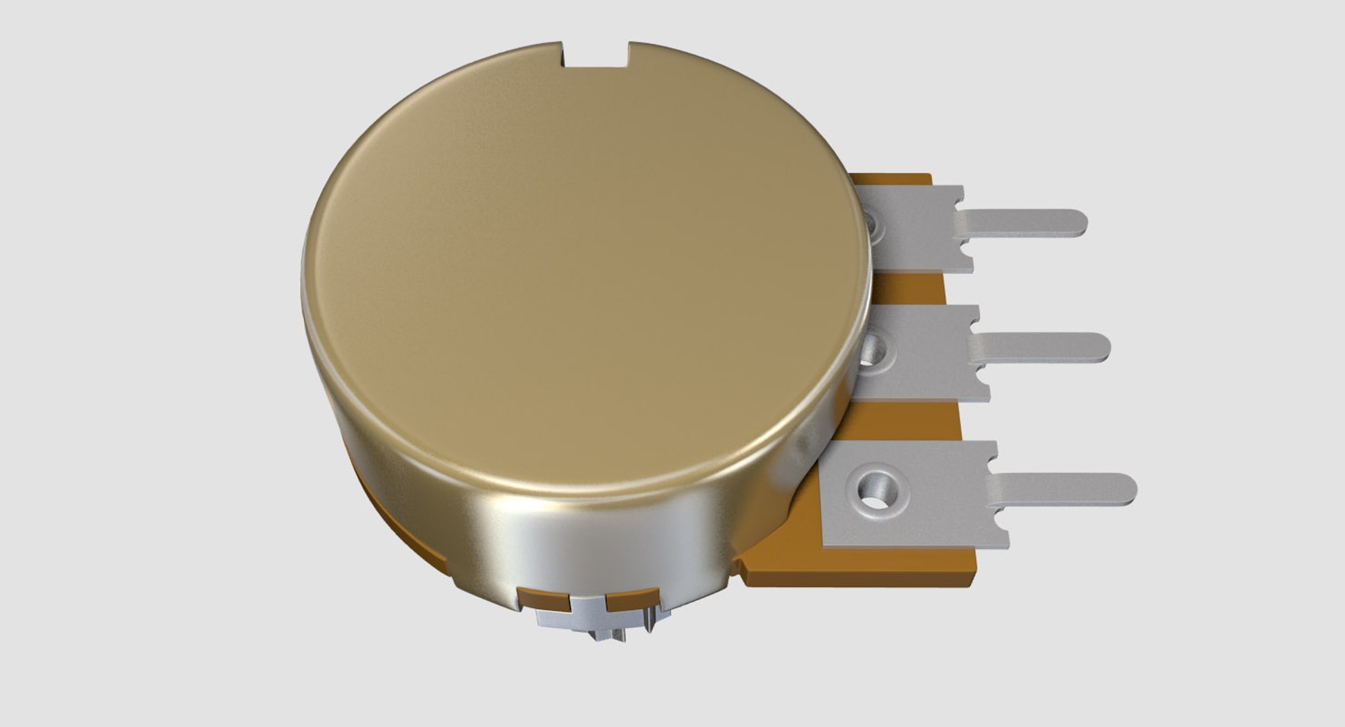 Potentiometer Electrical 3d 3ds