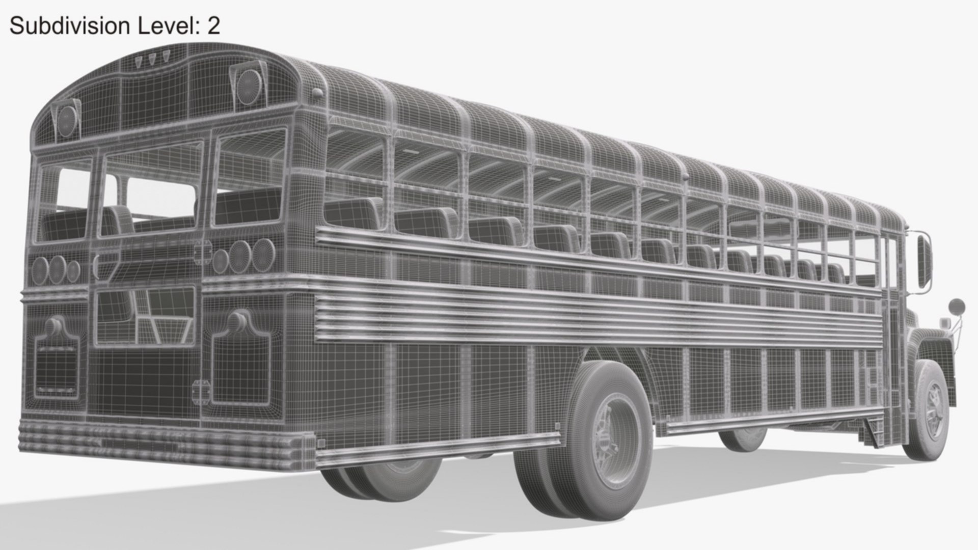 3D School Bus And US Army Bus Model - TurboSquid 2428746