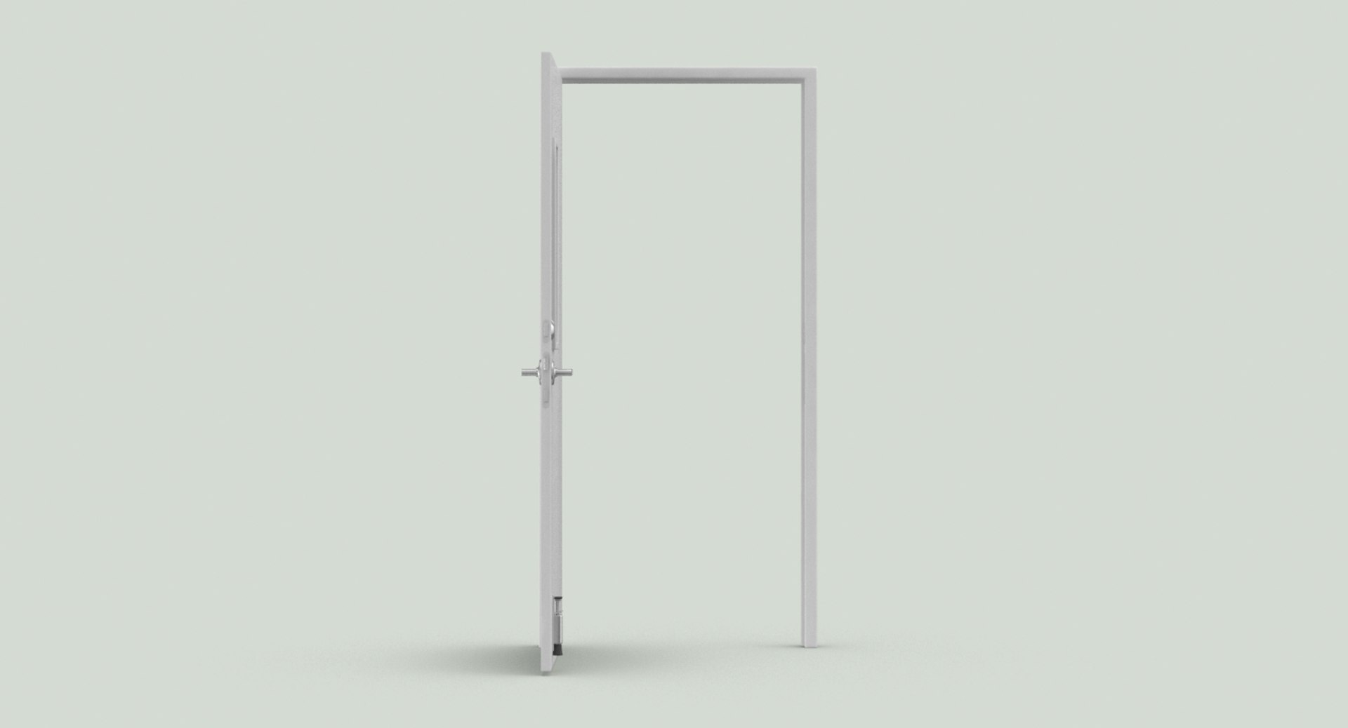 Commercial-doors---door-2-open 3D model - TurboSquid 1237877