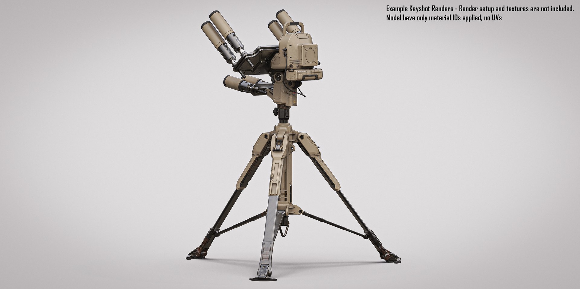 Portable Defense System 3D Model - TurboSquid 2106615