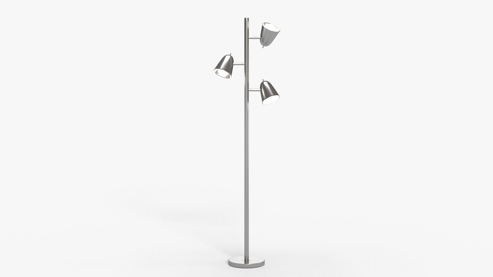 Tree Floor Lamp 3 Lights 3D Model - TurboSquid 1850056