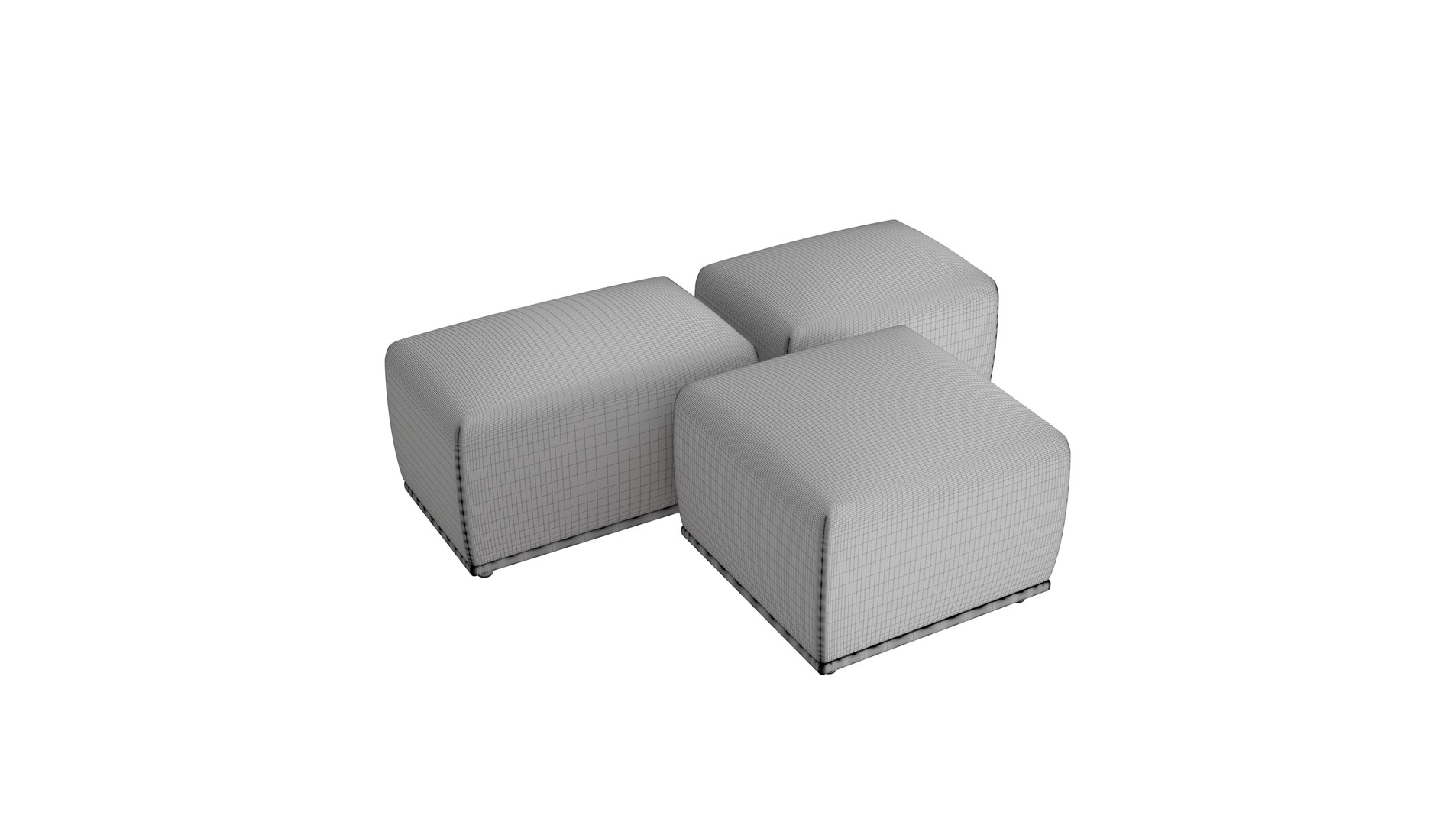 Echo Pouf 3D Model - TurboSquid 1943505