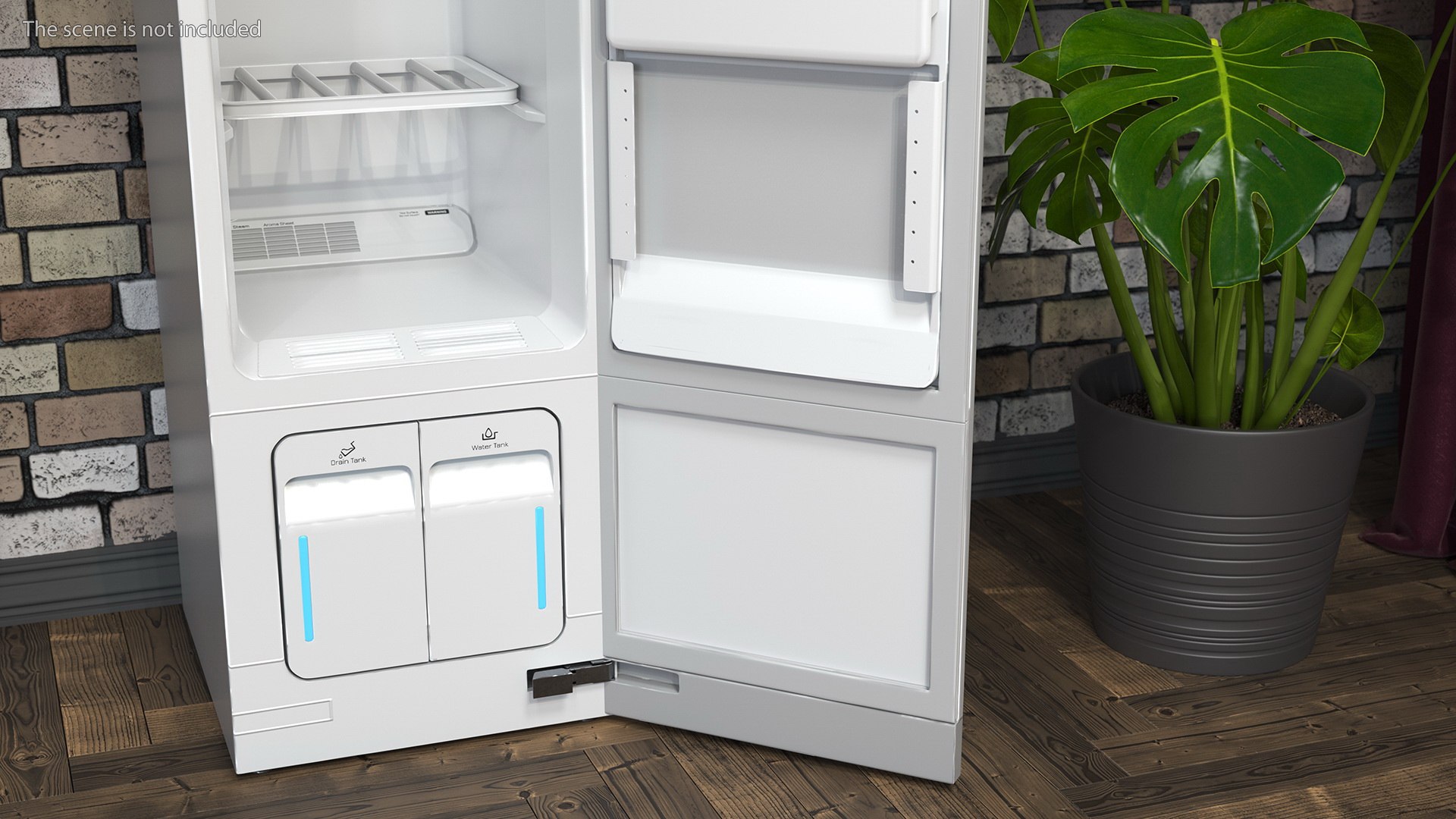 3D Steam Clothing Care System Wood Model - TurboSquid 1768645