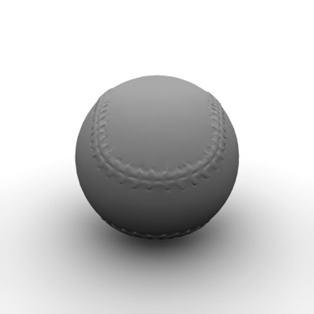 Baseball Home Ball 3d Model