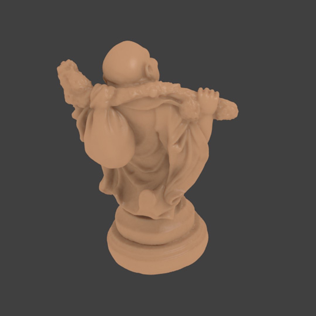 3d accurate scan buddha statue model