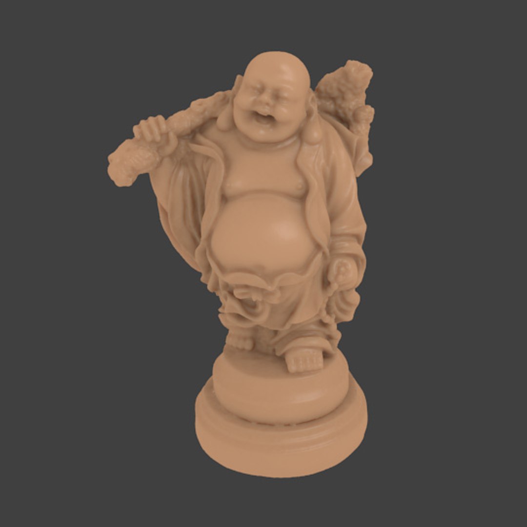 3d accurate scan buddha statue model