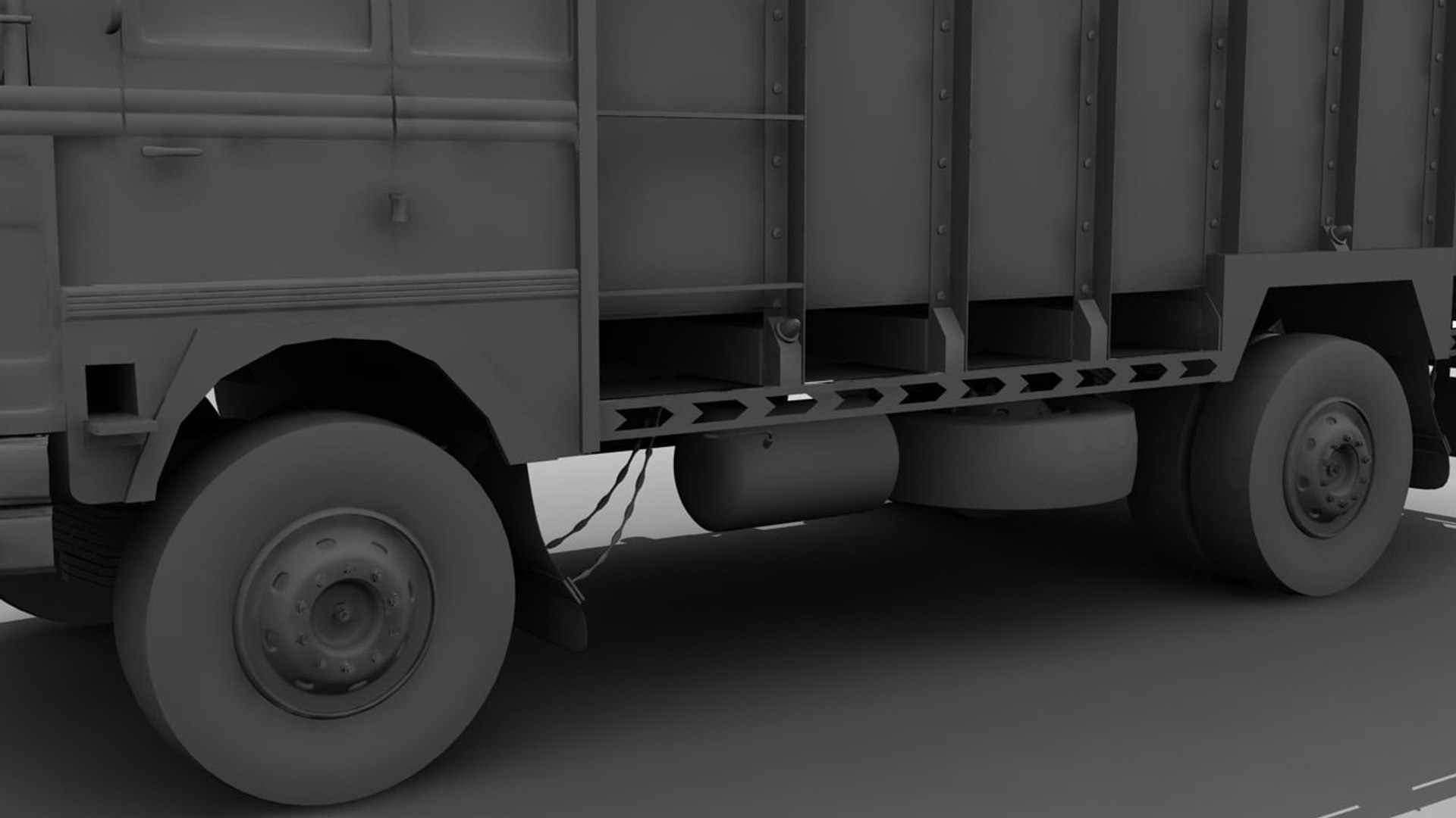 3d Indian Truck Model