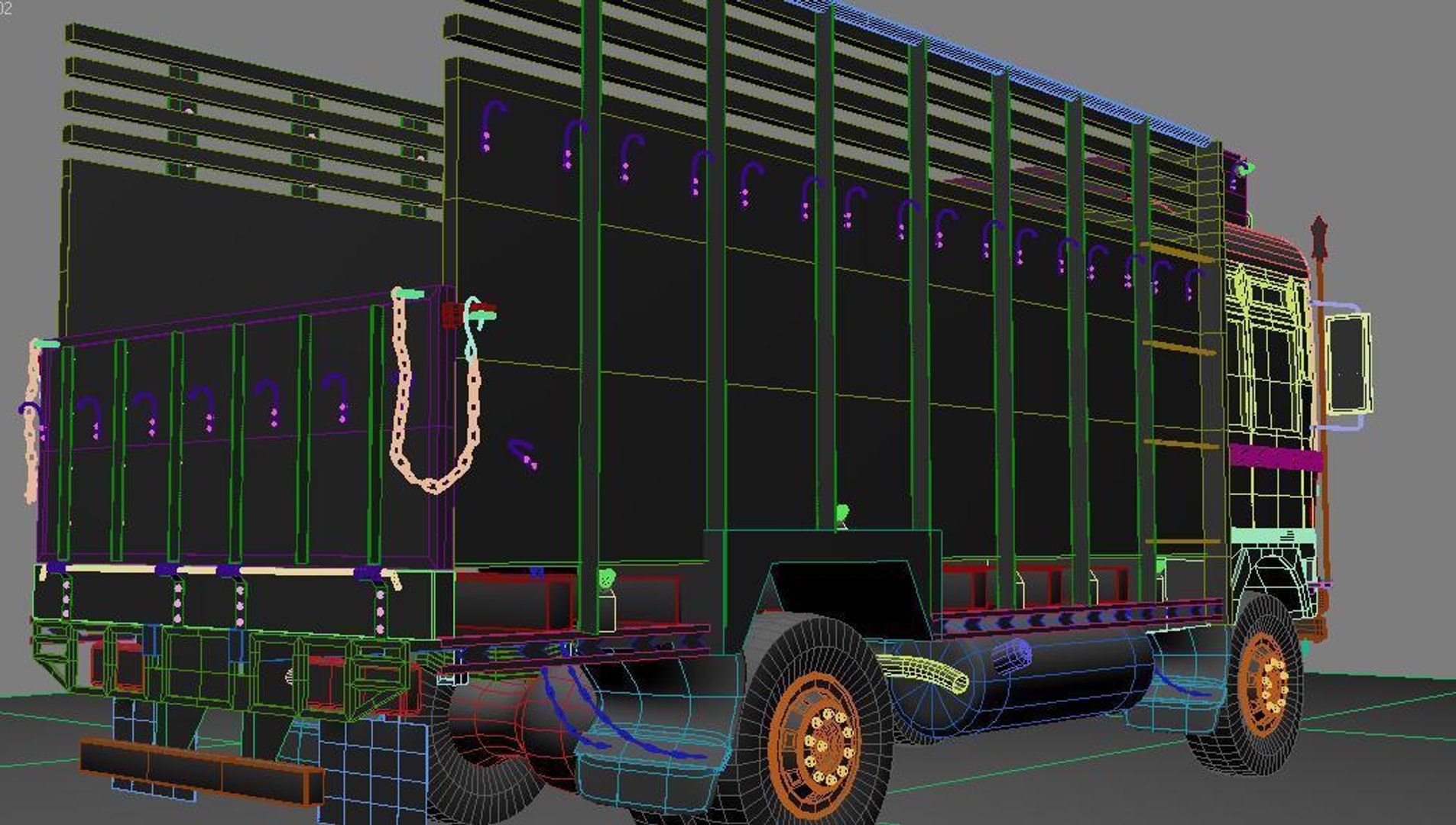 3d Indian Truck Model