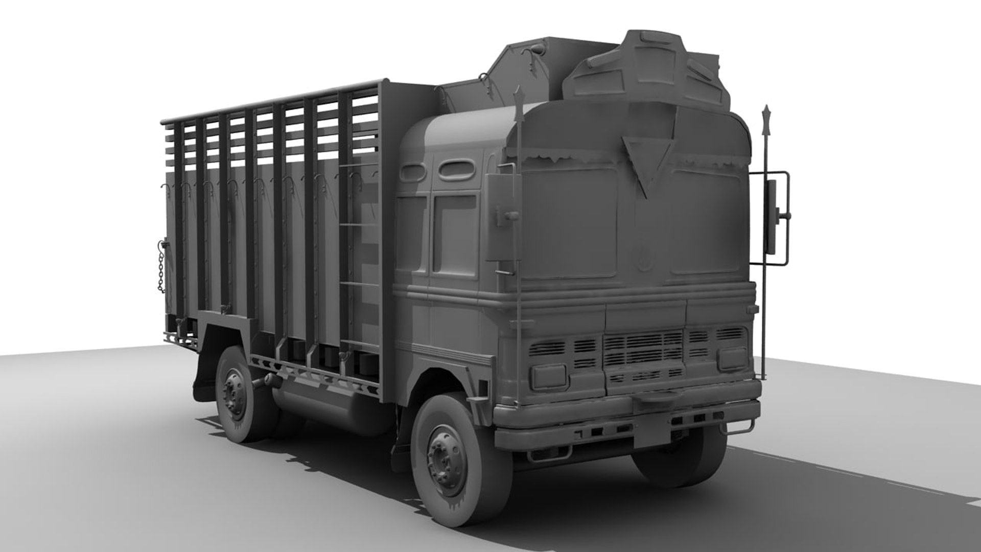 3d Indian Truck Model