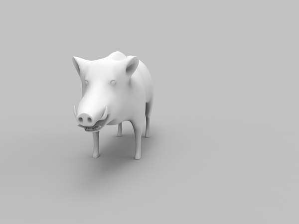 Wild boar rigged animation 3D model - TurboSquid 1253308