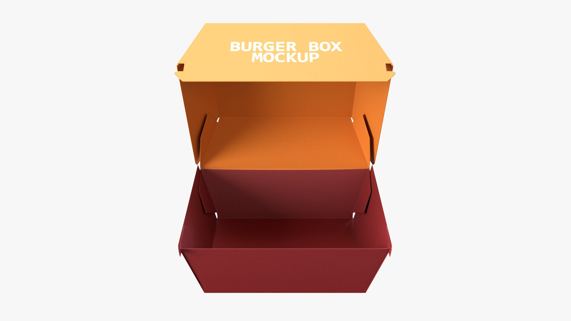 3D Burger Box - TurboSquid 2324716