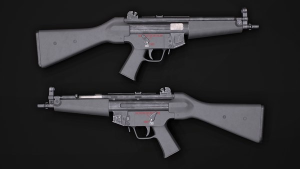 MP5 submachine gun 3D 모델 - TurboSquid 1877670