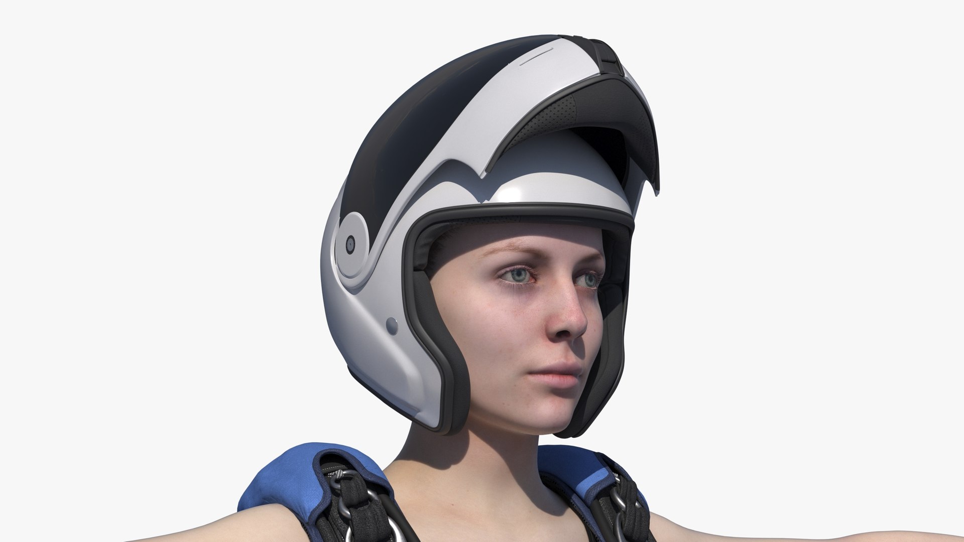 Skydiver Female 3D Model - TurboSquid 2133547